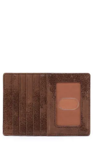 Hobo Euro Slide Leather Card Case - Mocha
