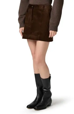 Paige Camden Corduroy Miniskirt