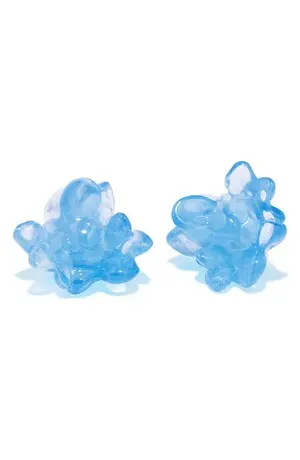 Completedworks Resin Stud Earrings - Blue