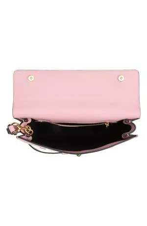 Moschino Tie Me Soft Leather Clutch