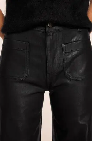 Ramy Brook Cleo Coated Bootcut Jeans