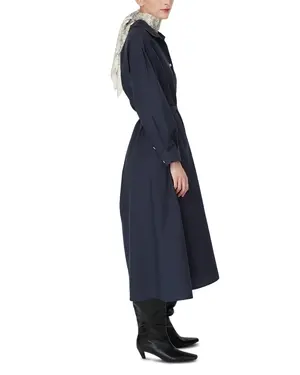 JOVONNA LONDON Long Sleeve Collared Button Down Midi Dress