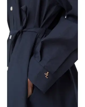JOVONNA LONDON Long Sleeve Collared Button Down Midi Dress