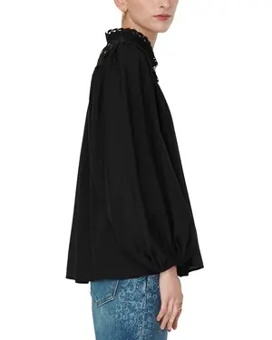 JOVONNA LONDON Lace Inset Blouse