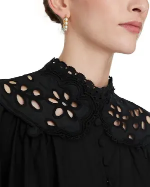 JOVONNA LONDON Lace Inset Blouse