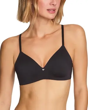 Wacoal Baseline Wirefree Contour Nylon Stretch Blend T-shirt Bra - Black