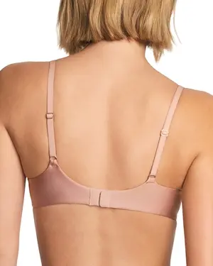 Wacoal Baseline Wired Contour Nylon Stretch Blend T-shirt Bra - Cabernet