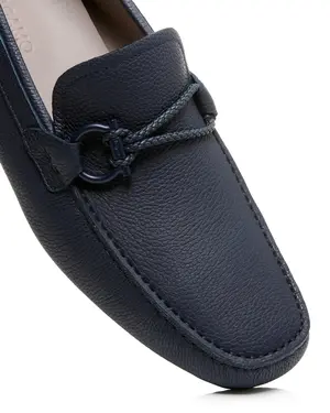 FERRAGAMO Front 4 Moc Toe Drivers Wide