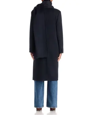 Kobi Halperin Olivia Wool Blend Coat With Scarf