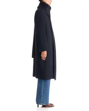 Kobi Halperin Olivia Wool Blend Coat With Scarf