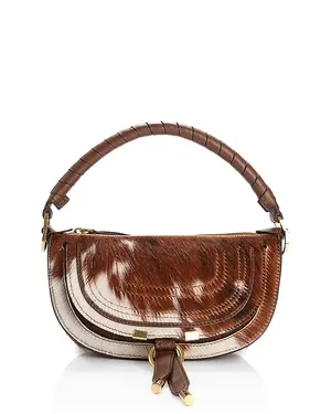 Chloé Marcie Mini Calf Hair Handbag