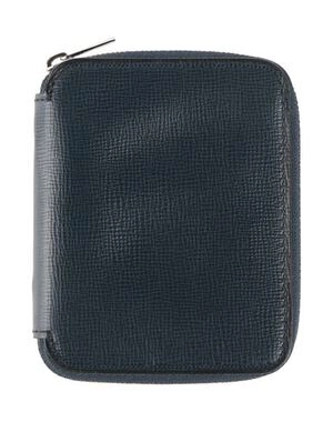 VALEXTRA Woman Wallet Bright Blue Size - Soft Leather Blue