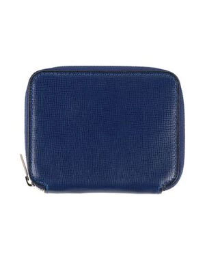 VALEXTRA Wallet Bright Soft Leather - Blue