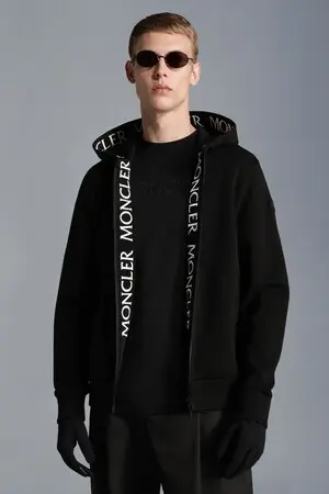Moncler Logo Zip-up Hoodie