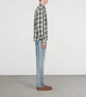 ALLSAINTS Organic Cotton Flannel Brook Shirt