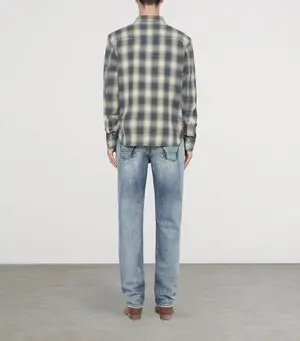 ALLSAINTS Organic Cotton Flannel Brook Shirt