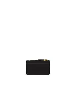 Prada Triangle-logo Zip-up Wallet - Black