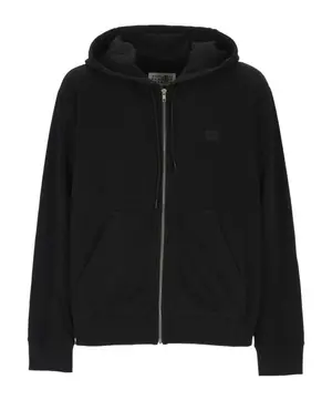 MAISON MARGIELA Logo-patch Zip-up Hoodie