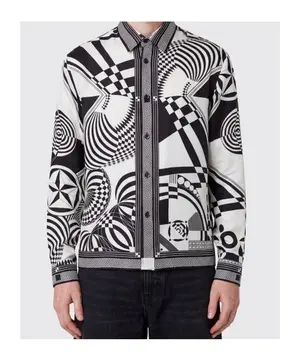 Versace Medusa Collage Printed Shirt