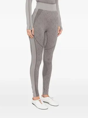 Casablanca Monogram-pattern Leggings