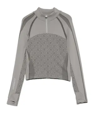 Casablanca Monogram Half-zip Performance Top
