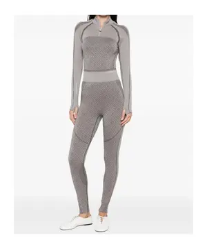 Casablanca Monogram Half-zip Performance Top