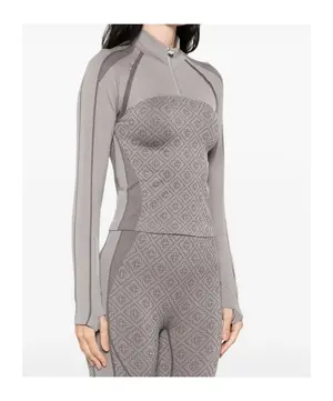 Casablanca Monogram Half-zip Performance Top