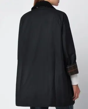 Barbour Tartanlined Waxed Trench Coat