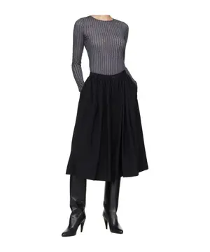 MAISON MARGIELA Gathered Wide Leg Shorts