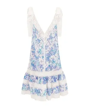 Zimmermann Deep V-neck Mini Dress
