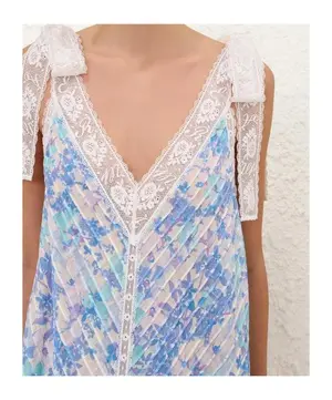 Zimmermann Deep V-neck Mini Dress