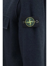 Stone Island Logo Patch Overshirt Jacket