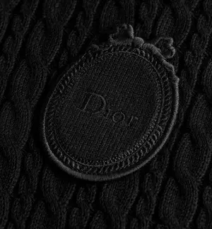 Dior Médaillon Embroidered Short-sleeved Sweater