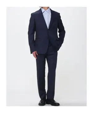 Zegna Long-sleeved Suit Jacket And Trousers Two-piece Set