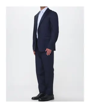 Zegna Long-sleeved Suit Jacket And Trousers Two-piece Set
