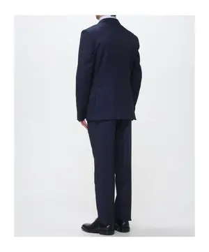 Zegna Long-sleeved Suit Jacket And Trousers Two-piece Set