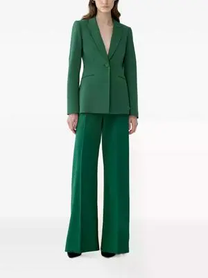 Carolina Herrera Peak-lapel Single-breasted Blazer - Green