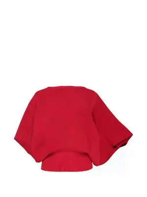 CFCL Ruffled Cape-style Top - Red