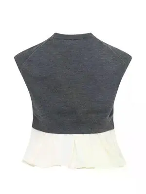 3.1 Phillip Lim Layered Peplum-hem Sweater