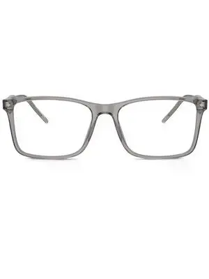 Giorgio Armani Rectangle-frame Glasses - Grey