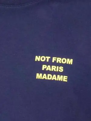 Drole De Monsieur Slogan-print T-shirt