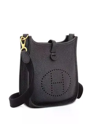 Hermès Evelyne Bag Gen Iii Clemence Tpm Crossbody Bag - Black