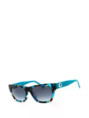 Guess Tortoiseshell-effect Rectangle-frame Sunglasses