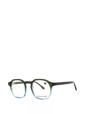 MCALLISTER Round-frame Glasses - Black