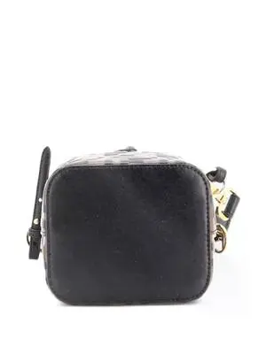 Fendi Mon Tresor Zucca Embossed Leather Mini Bucket Bag
