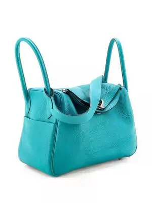 Hermès Lindy Bag Clemence 26 Shoulder Bag - Blue