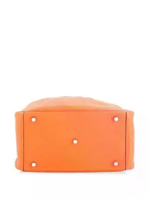 Hermès Lindy Bag Clemence 30 Shoulder Bag - Orange