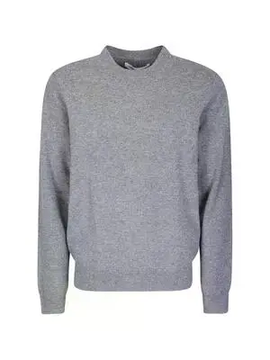 Comme Des Garçons Crew-neck Wool Sweater - Grey