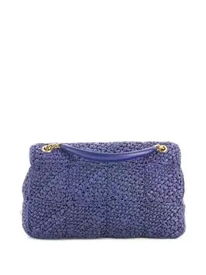 Saint Laurent Jamie Flap Bag Crochet Raffia Medium Shoulder Bag