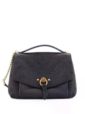 LOUIS VUITTON Blanche Handbag Monogram Empreinte Leather Bb Shoulder Bag - Black